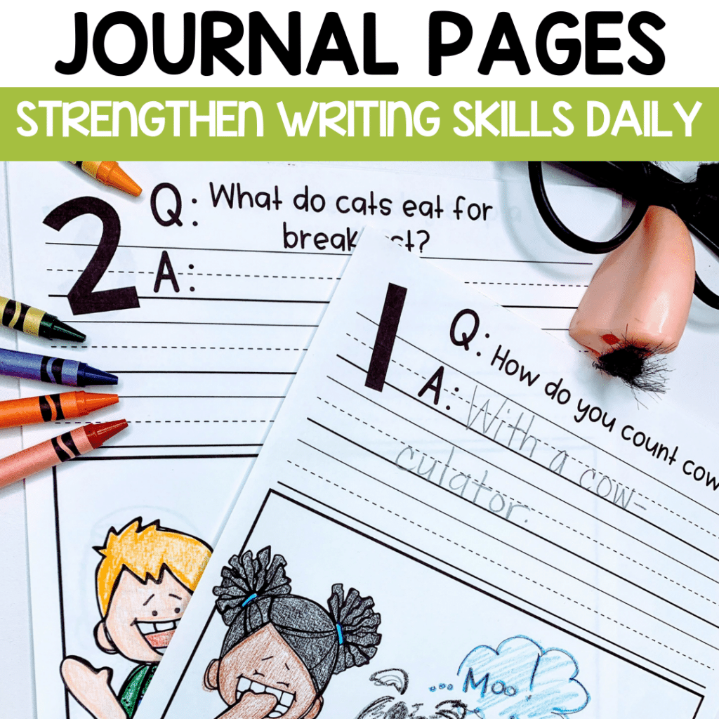 Joke Of The Day Handwriting Practice Yearlong Set | Morning Meeting ...