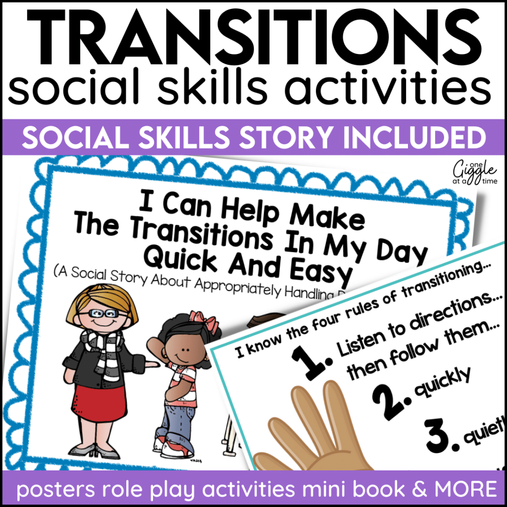 Classroom Transitions Social Story & Social Emotional Learning ...