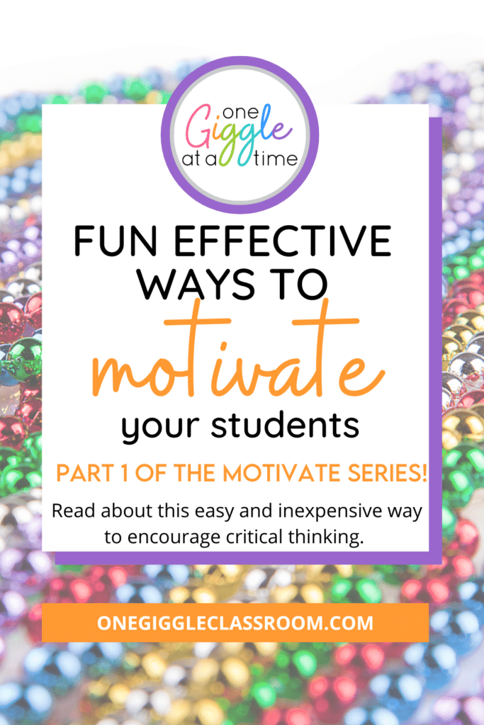 Motivation Series Part 1: How to Motivate Students in Your Primary ...