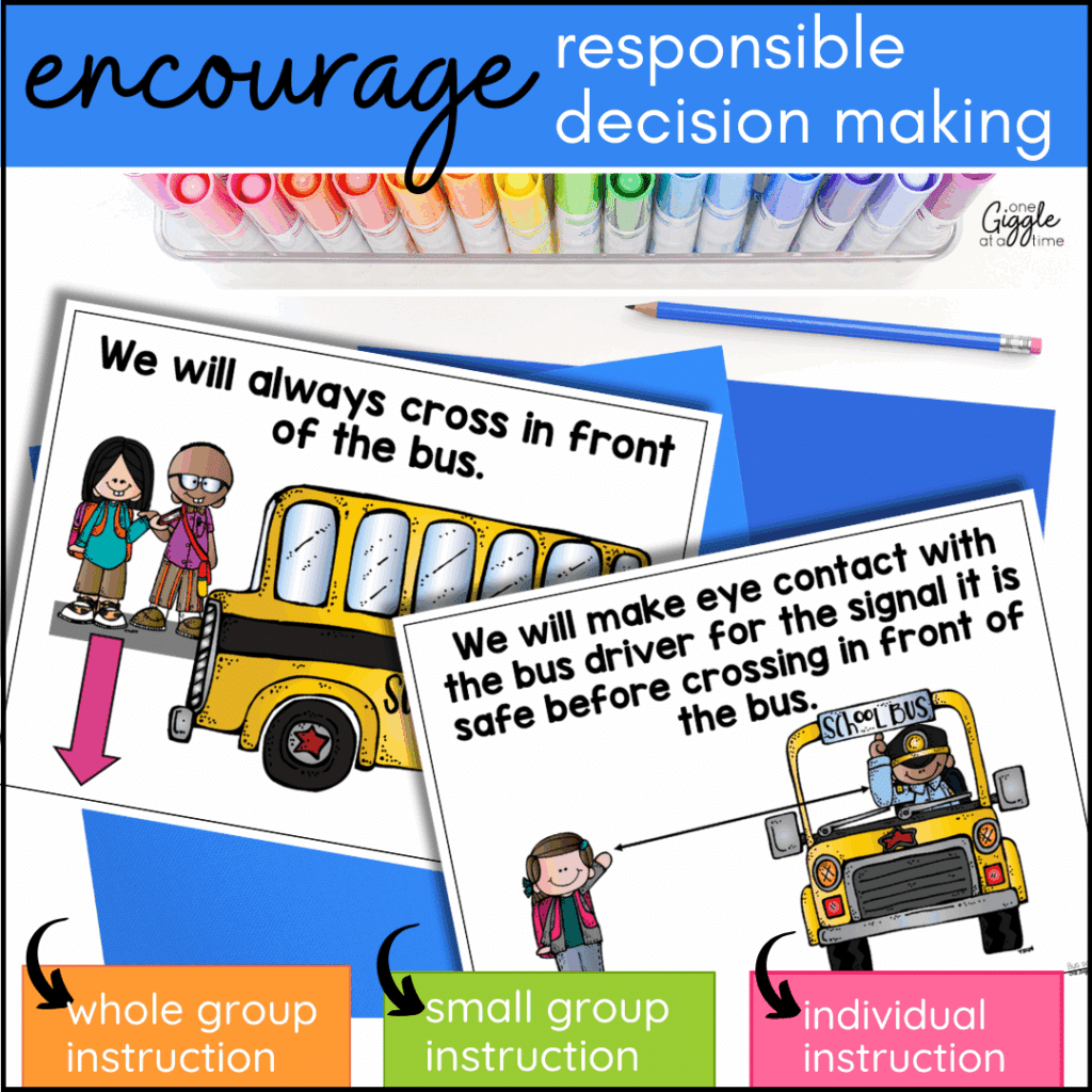 School Bus Safety Social Story & Activities | Riding The Bus | Back To ...