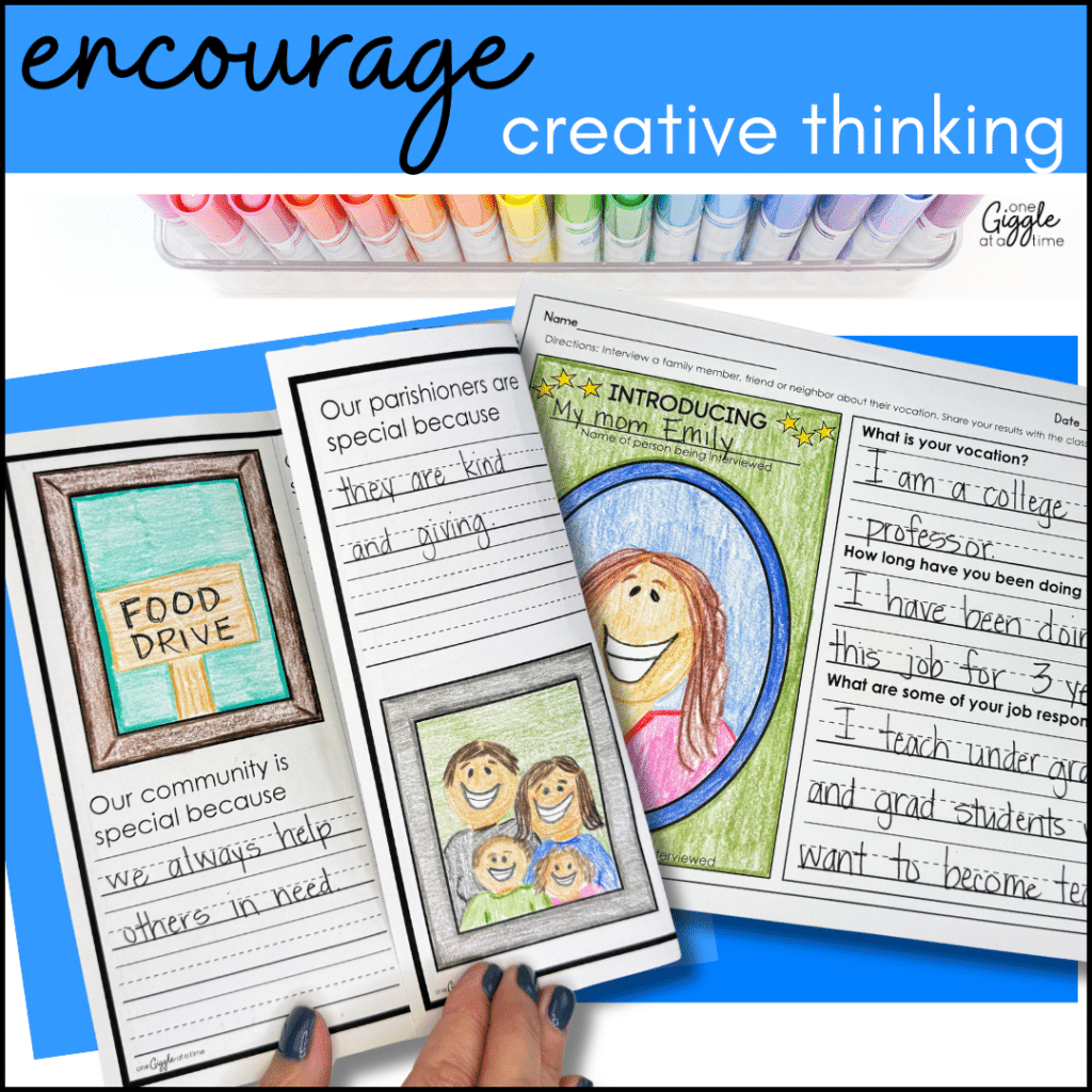 Catholic Schools Week CSW Story Writing Activities Coloring Pages ...