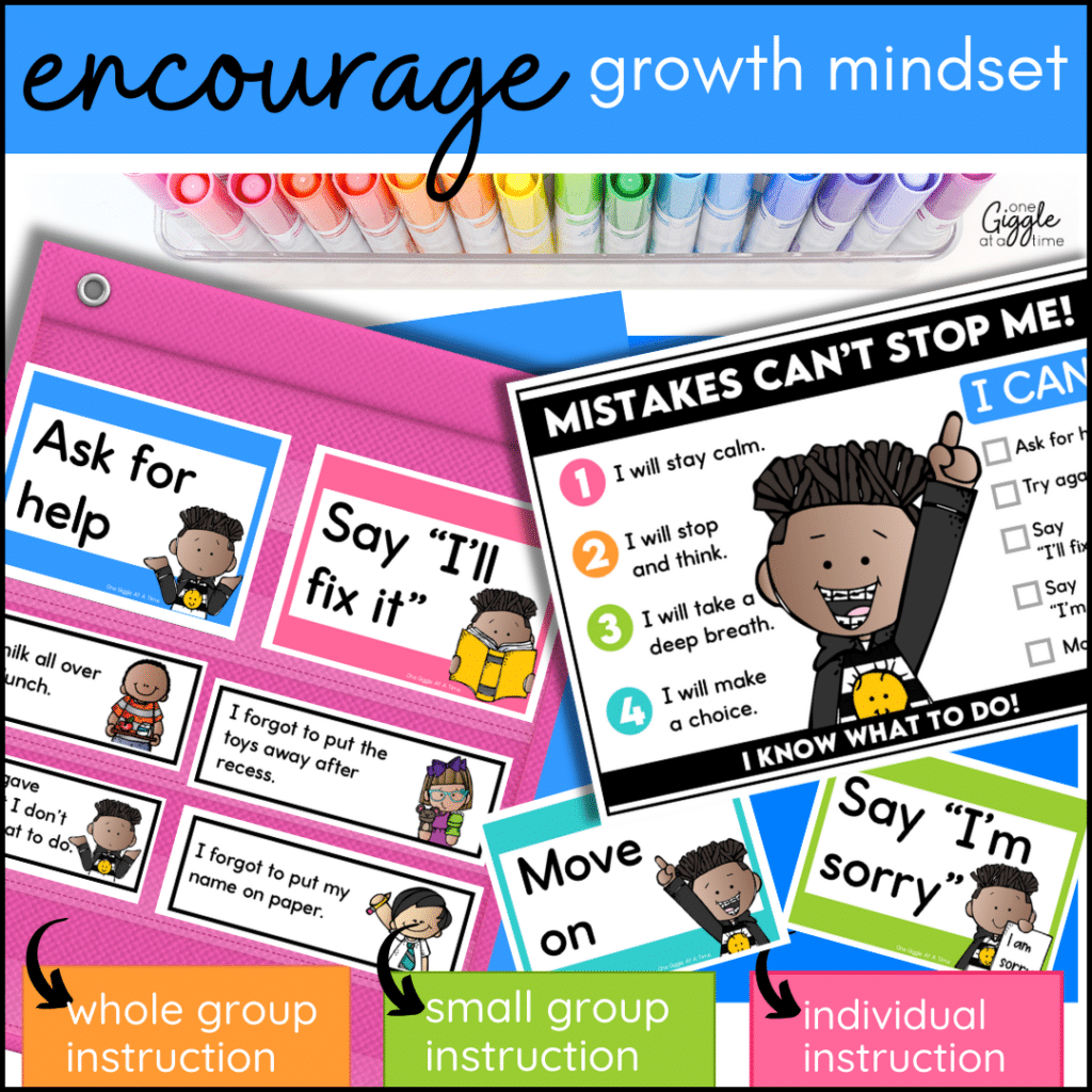Making Mistakes Flexible Thinking Social Story Self Regulation ...