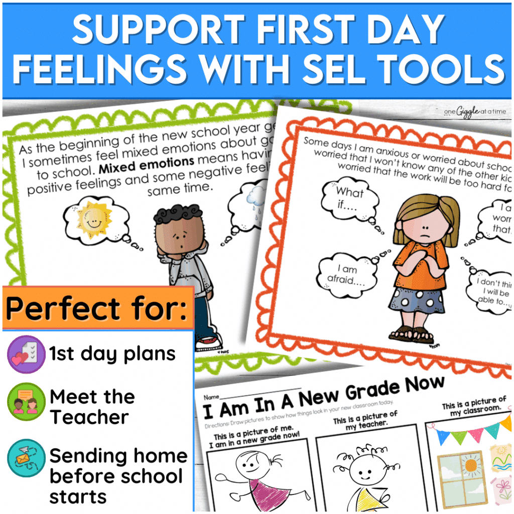 Back to School Social Story First Day Feelings Welcome Letter & Ready ...