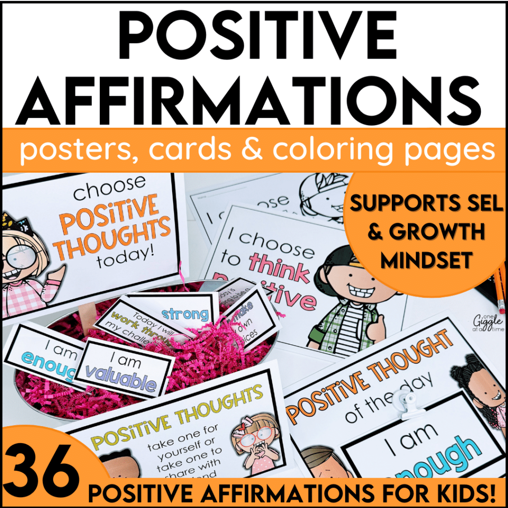 Mindfulness Activities for Kids Bundle Breathing, Yoga, Affirmations ...