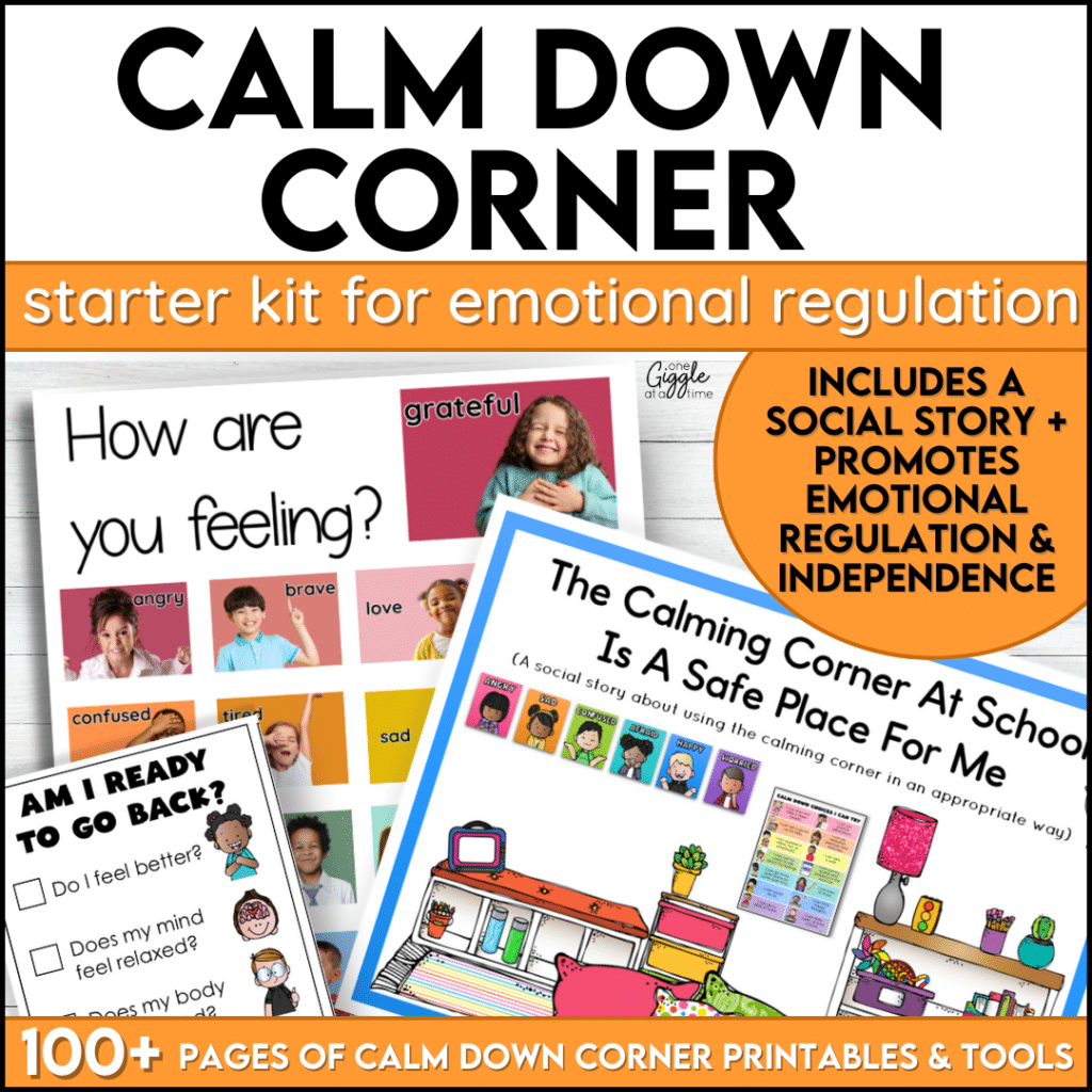 Ultimate Calm Down Corner Kit Bundle Mindfulness Emotional Regulation ...