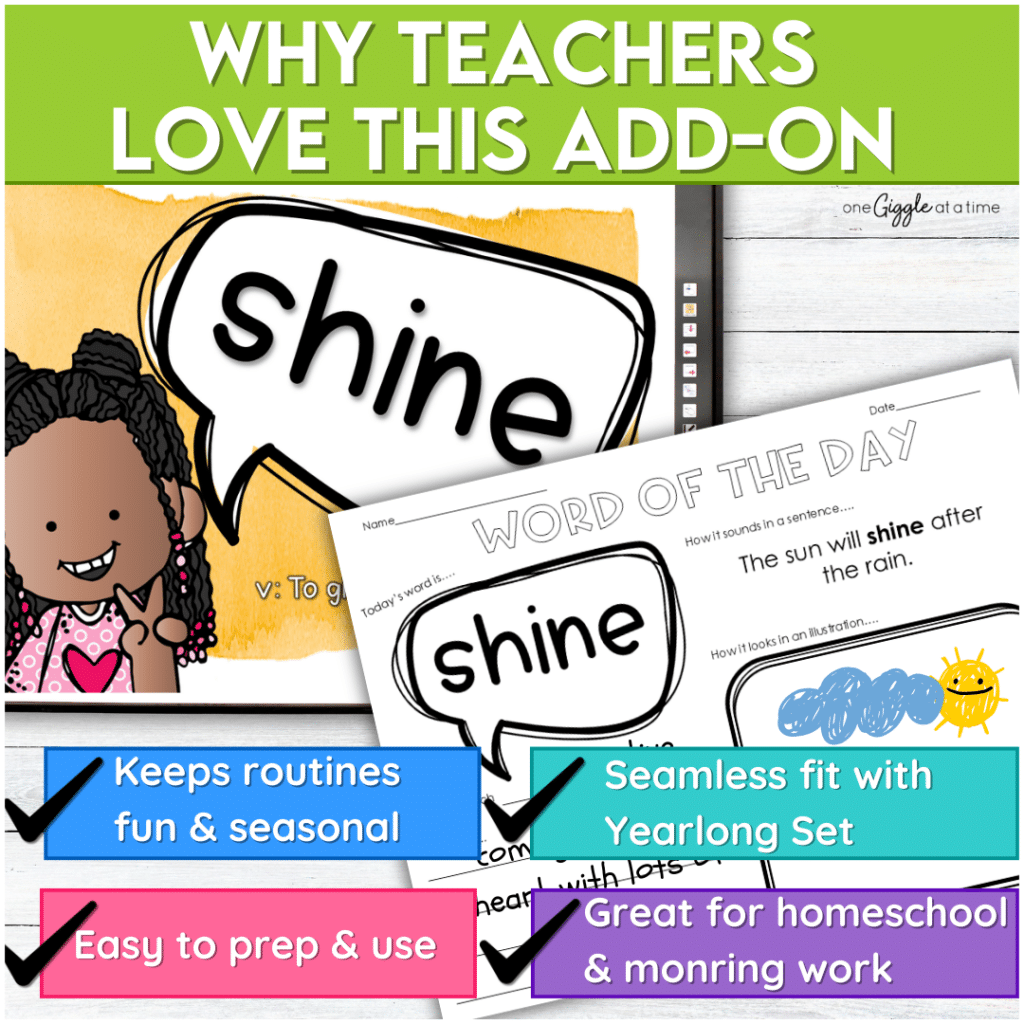 March Word of the Day Seasonal Tier 2 Vocabulary Activities Grades 1–3 ...